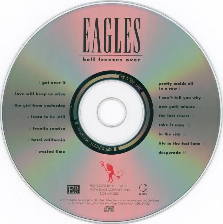 The Eagles Hell Freezes Over : CD | CD Covers | Cover Century | Over 1. ...